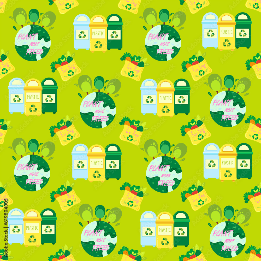 No plastic, go green, Zero waste concepts. Reduce, reuse, refuse ...