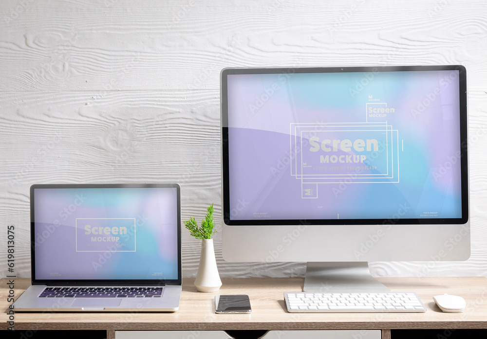 Screens Stock Template | Adobe Stock