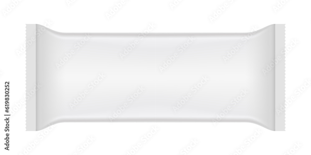 Blank snack bar packaging mockup. Vector illustration Stock Vector ...