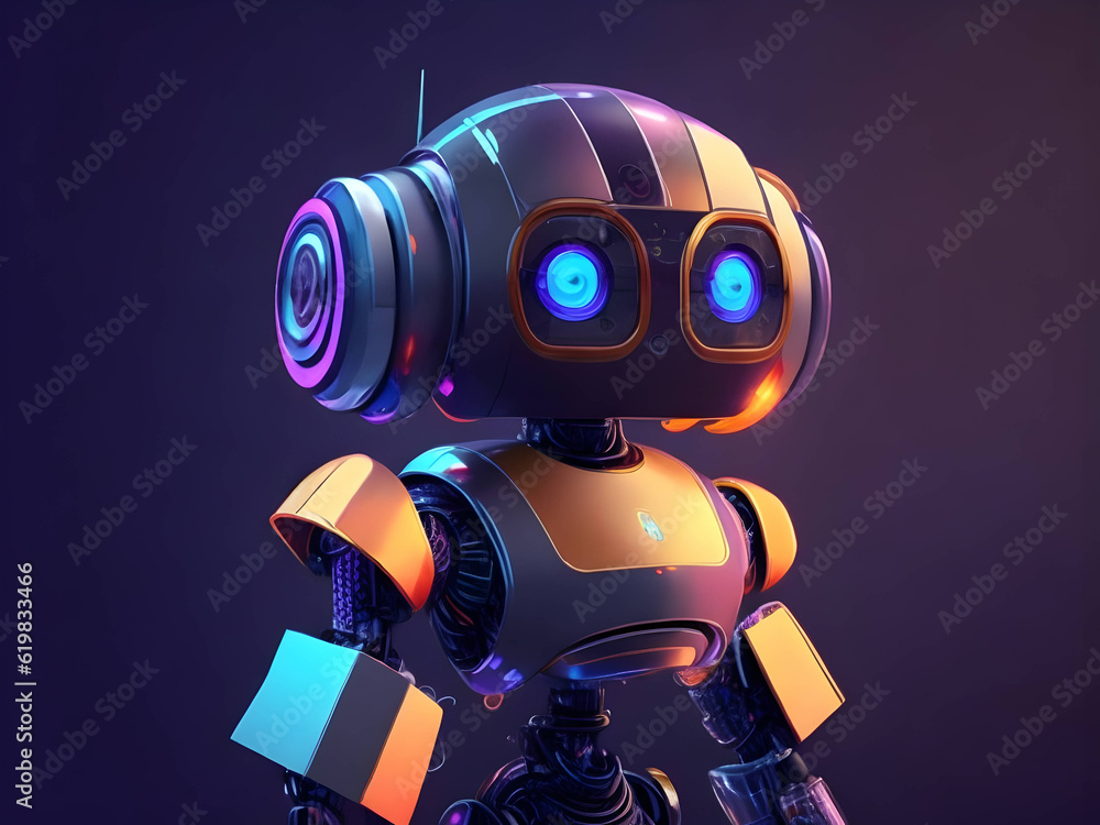 Explore adorable illustrations of cute robots on Adobe Stock. Bring ...
