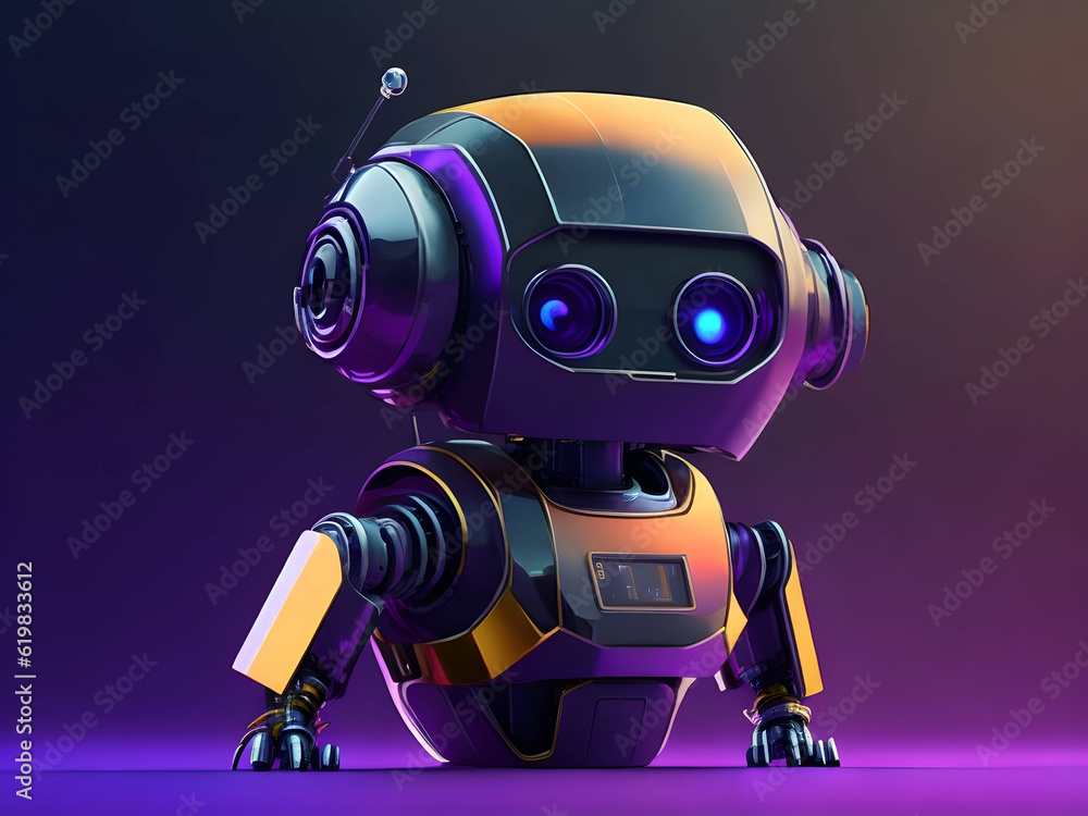 Explore adorable illustrations of cute robots on Adobe Stock. Bring ...