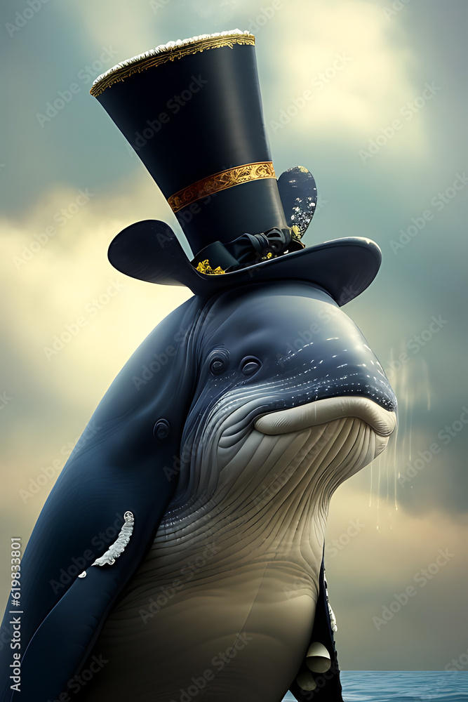 characterful animal portraits, wealthy portraiture, an illustration of ...