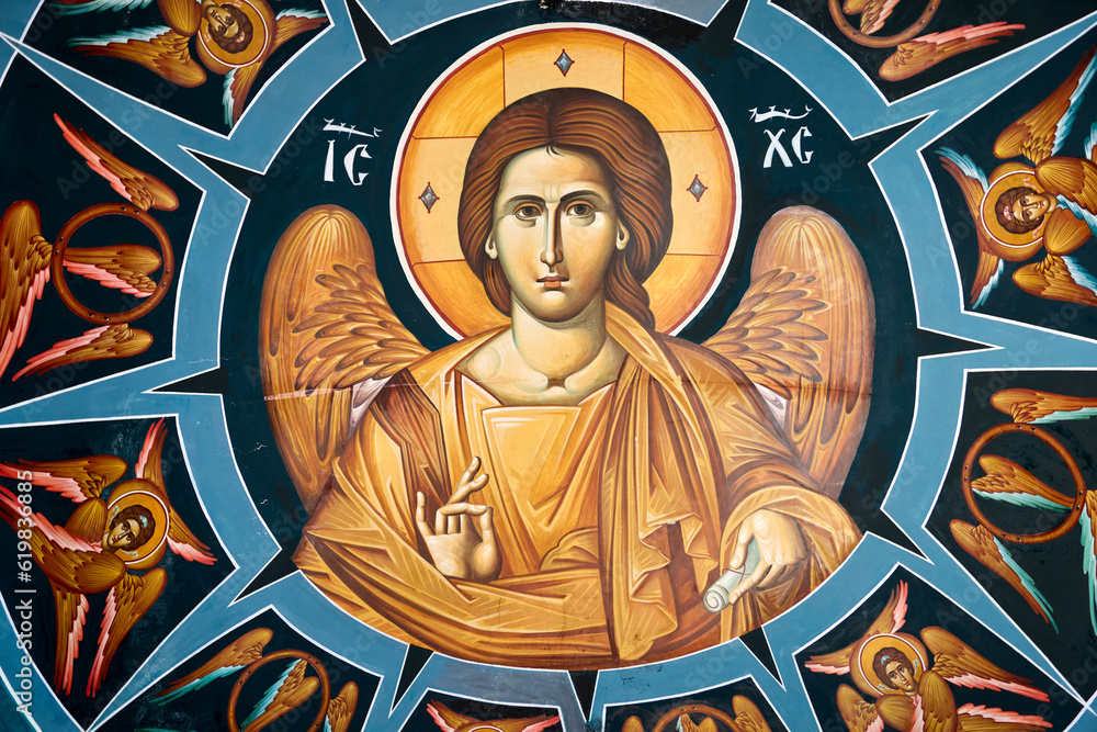 Depiction of an angel. Depictions from the greek orthodox church of ...