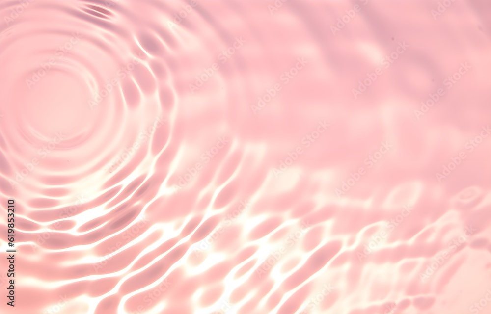 Tranquil pink water texture, rippling waves, top view, upscale ...