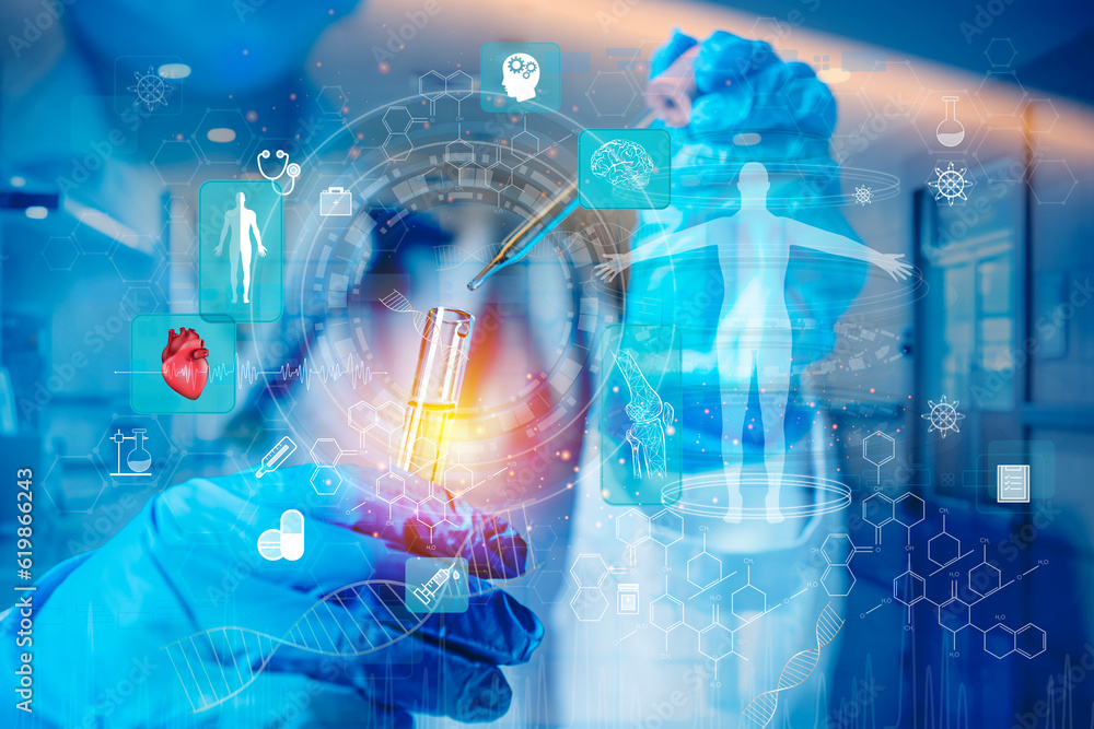 Genetic Research and Biotech Science Human biology and pharmaceutical ...