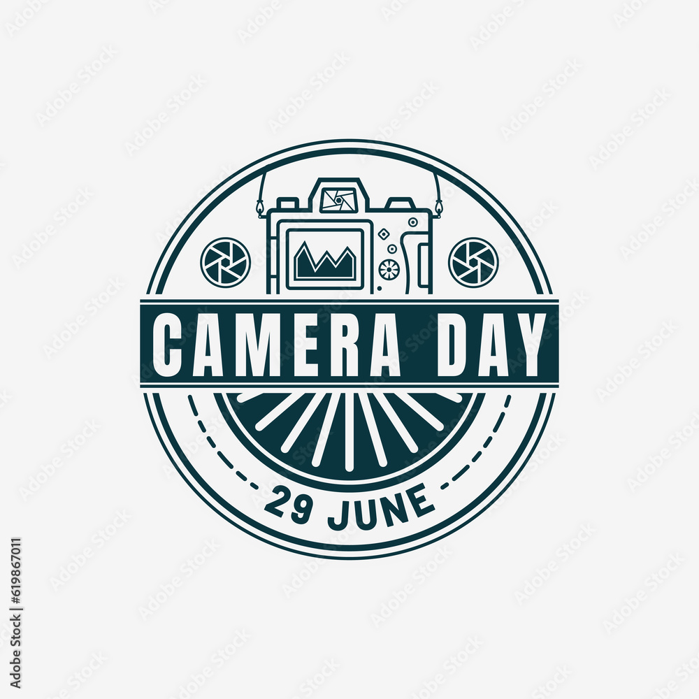 National Camera Day, June 29. Background Design Concept for Banner ...