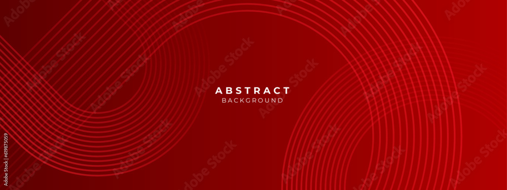 Abstract red digital dynamic water drop wave on dark background ...