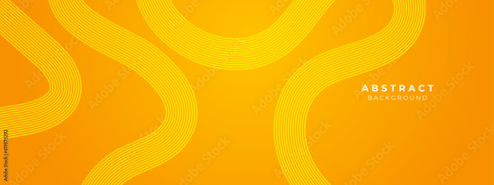 Minimal yellow geometric shapes abstract modern background design ...