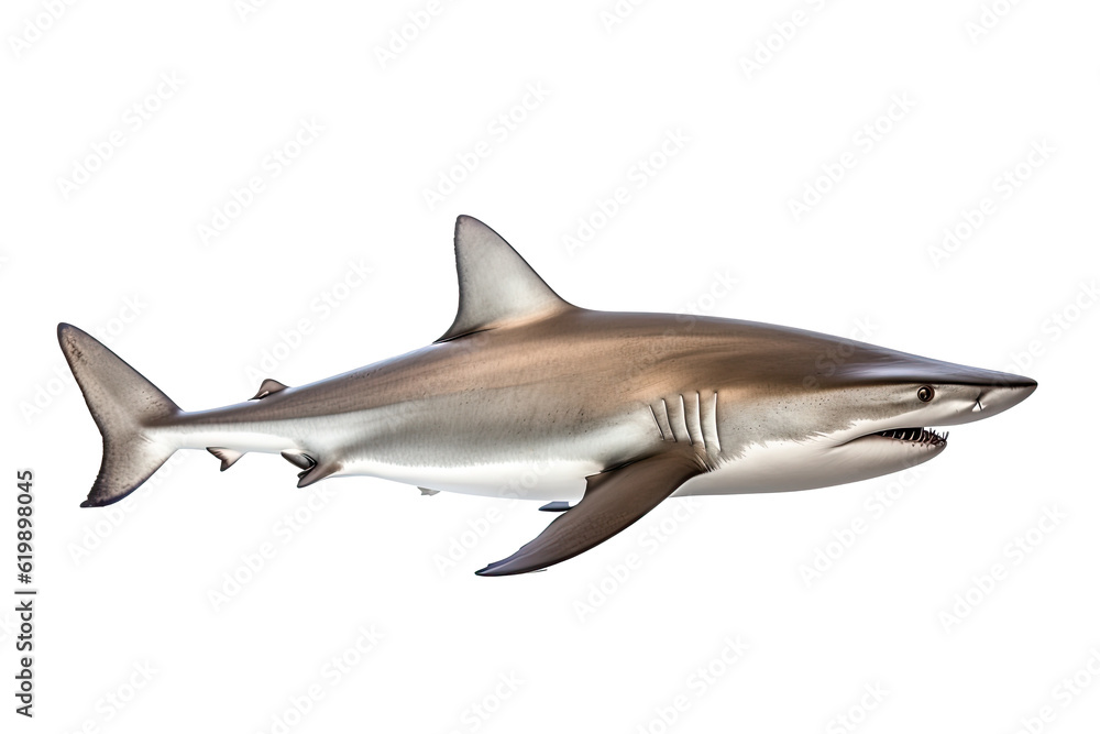 Dusky shark Carcharhinus obscurus on transparent background (PNG ...