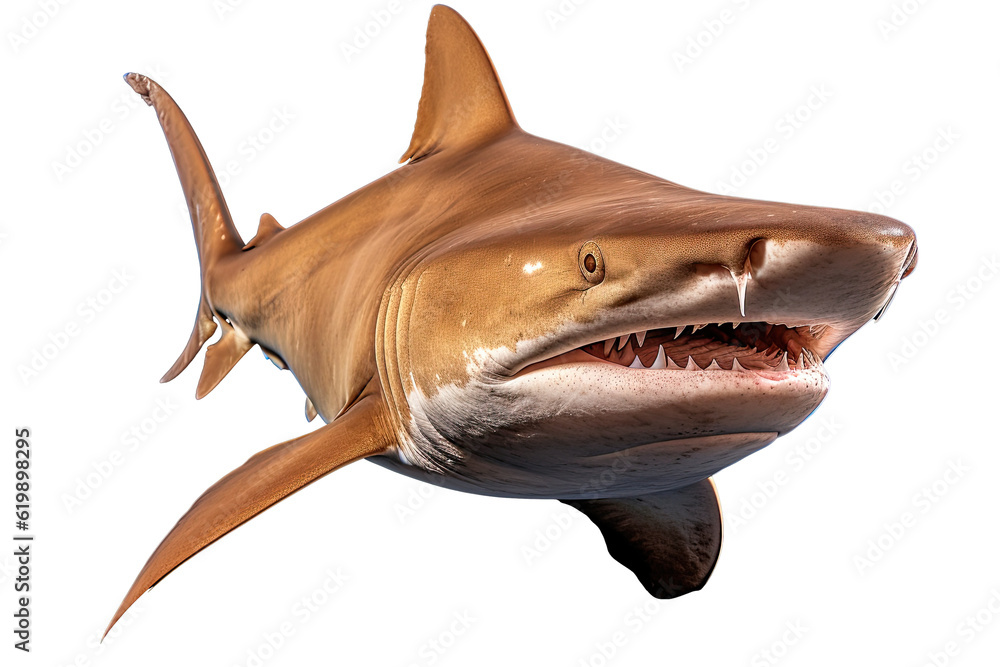Galapagos bullhead shark Heterodontus on transparent background (PNG ...