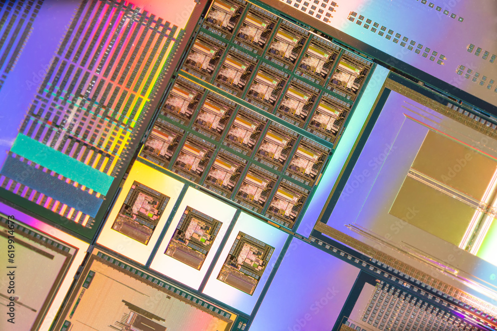 Silicon Wafers and Microcircuits of semiconductor material,used in ...