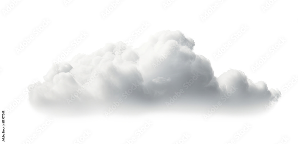 white cloud on transparent background, png Stock Illustration | Adobe Stock