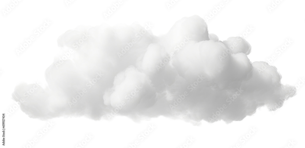 white cloud on transparent background, png Stock Illustration | Adobe Stock
