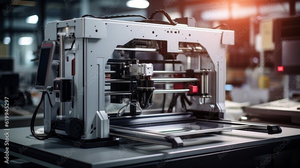3D printing press machine Stock Photo | Adobe Stock