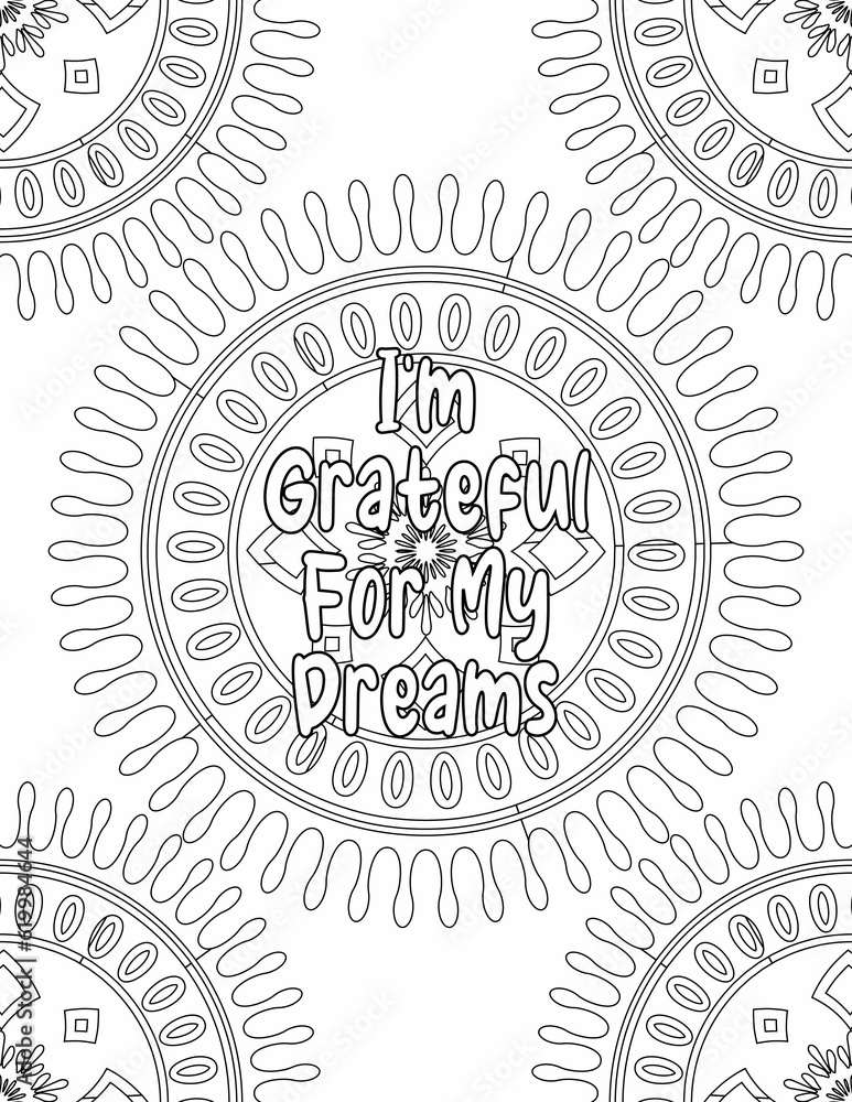 Motivational Coloring Pages, Mandala Coloring Pages for Self-love for ...