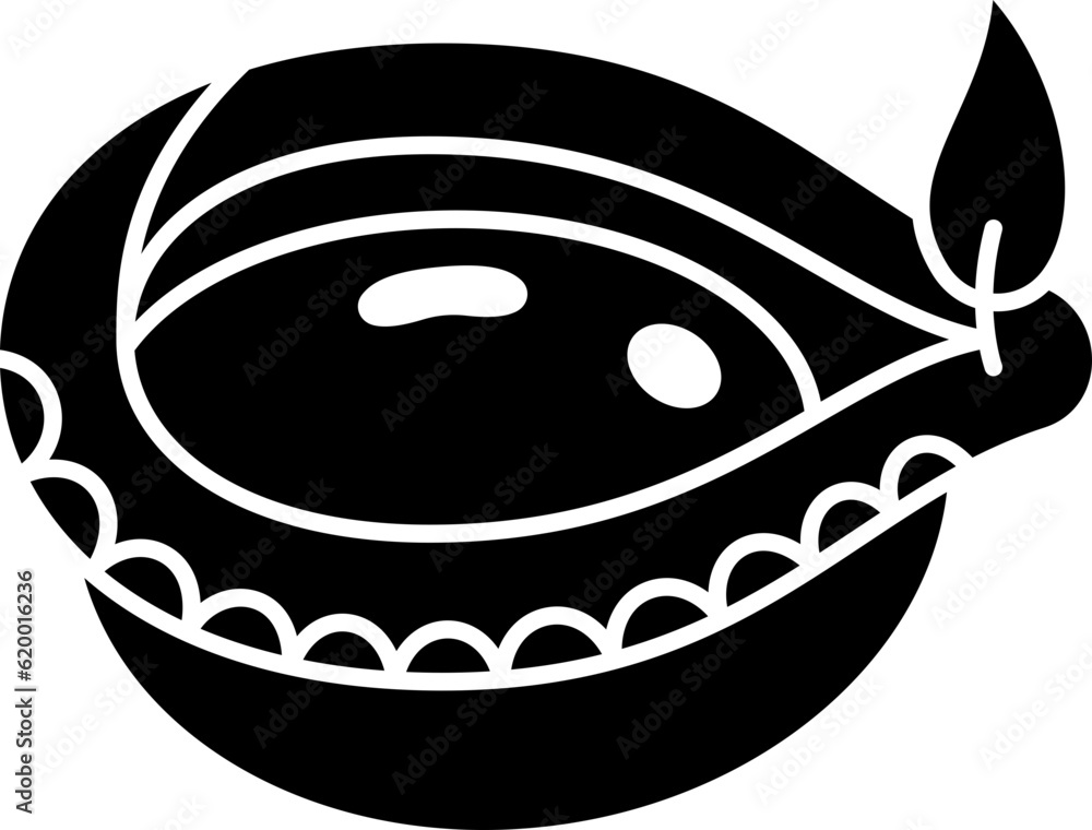 diya icon Stock Vector | Adobe Stock
