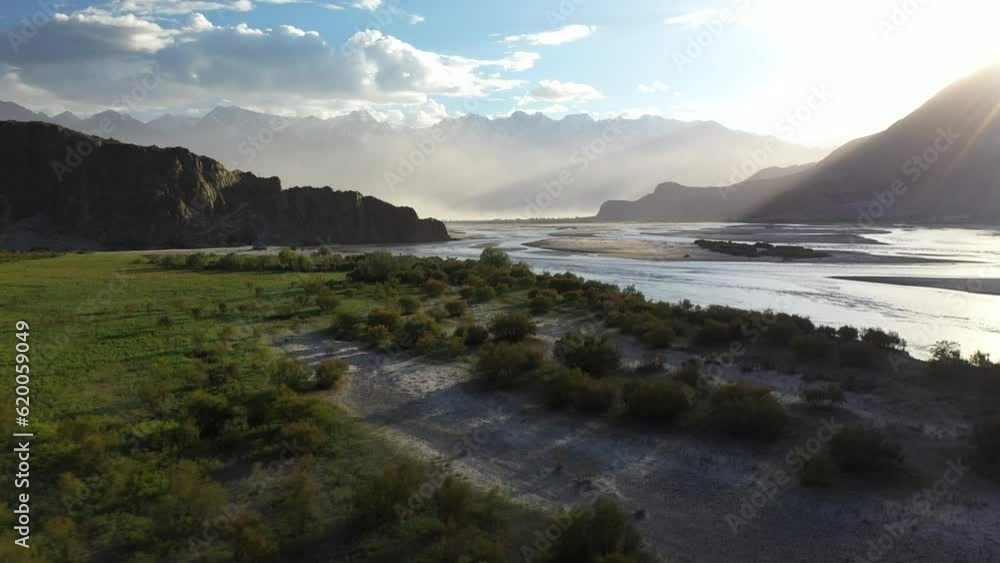 Drone footage, Skardu Valley located in Gilgit-Baltistan, Pakistan ...