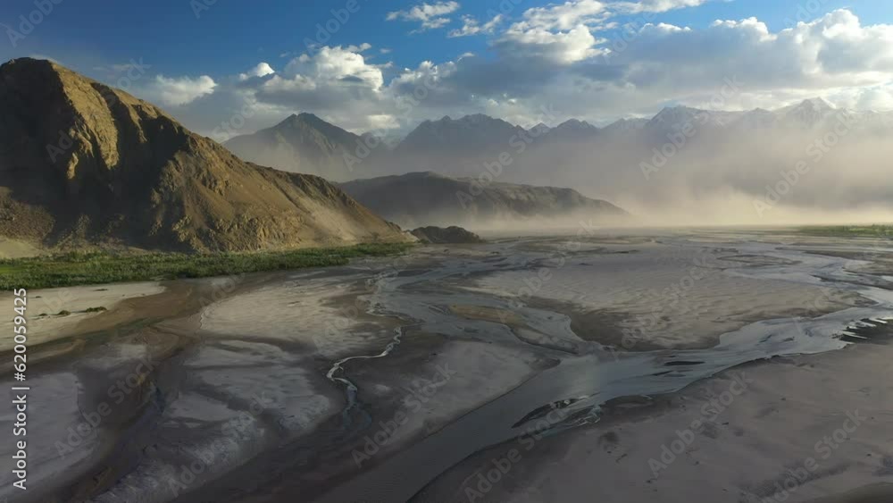 Drone footage, Skardu Valley located in Gilgit-Baltistan, Pakistan ...