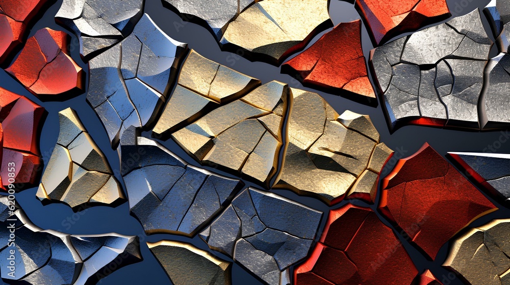 luxurious fractured rock, stone, slab desktop wallpaper, intricte ...