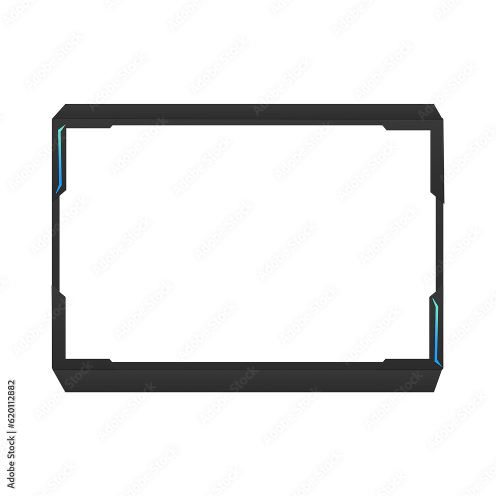 Stream Overlay Facecam Border Stock Illustration | Adobe Stock