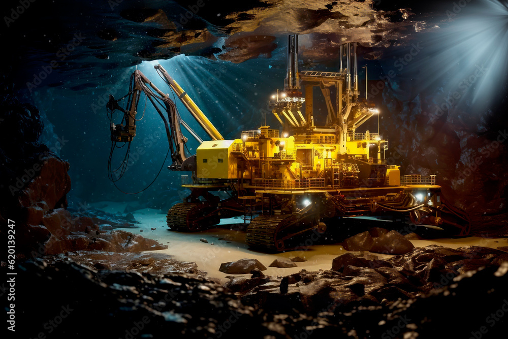 deep sea mining of the ocean floor Stock Photo | Adobe Stock