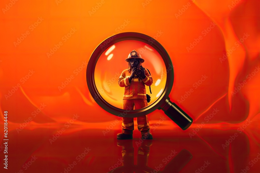 Fire surveillance inspection indicator and fire fighting with ...
