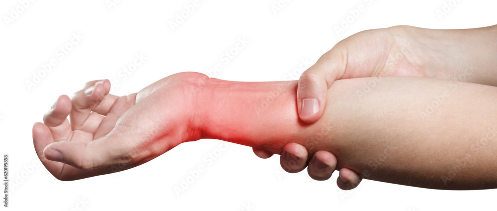 Wrist pain cut out Stock Photo | Adobe Stock