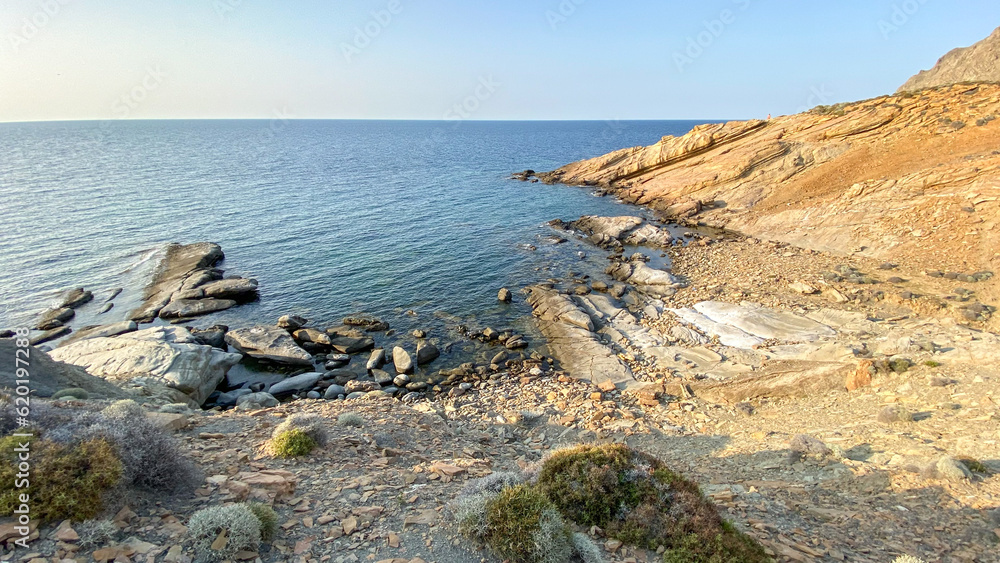Blue bay (Mavi Koy) seascape next to Gokceada Yildiz Bay underwater ...
