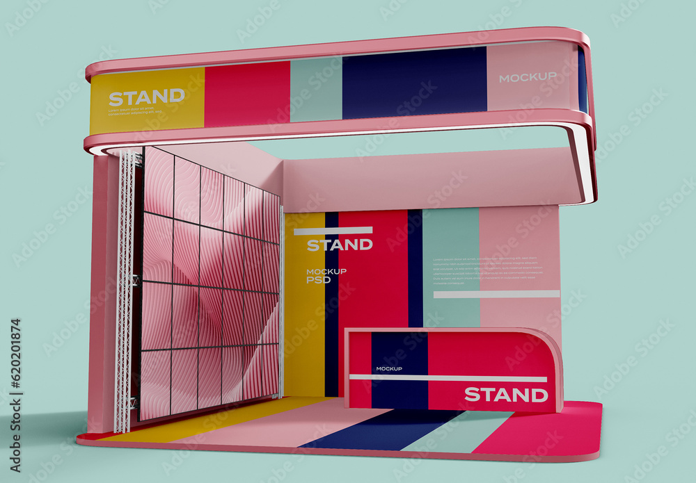 Stand Mockup Stock Template | Adobe Stock