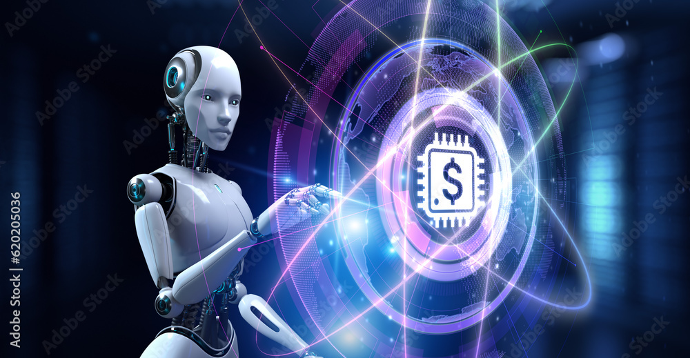 Fintech financial technology online payment digital economy concept ...