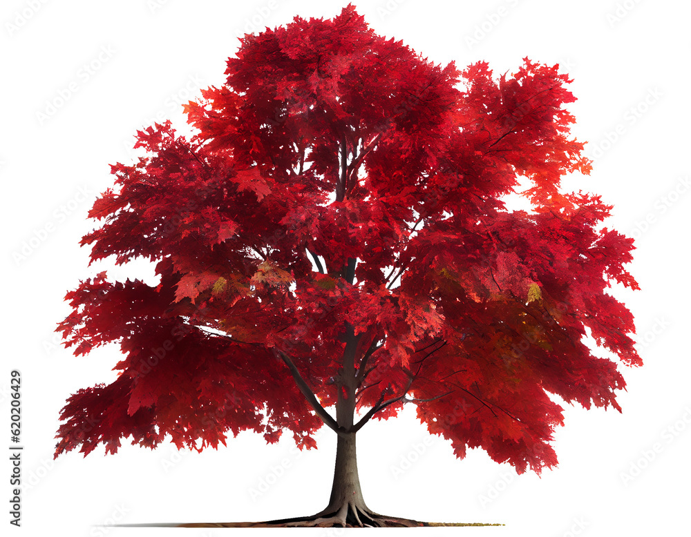 maple tree on transparent background (png) Stock Illustration | Adobe Stock