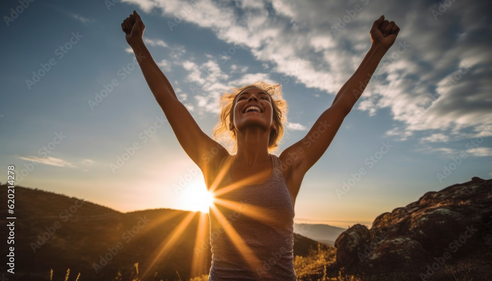 Foto de Super excited and very happy winner. Winner mentality concept ...