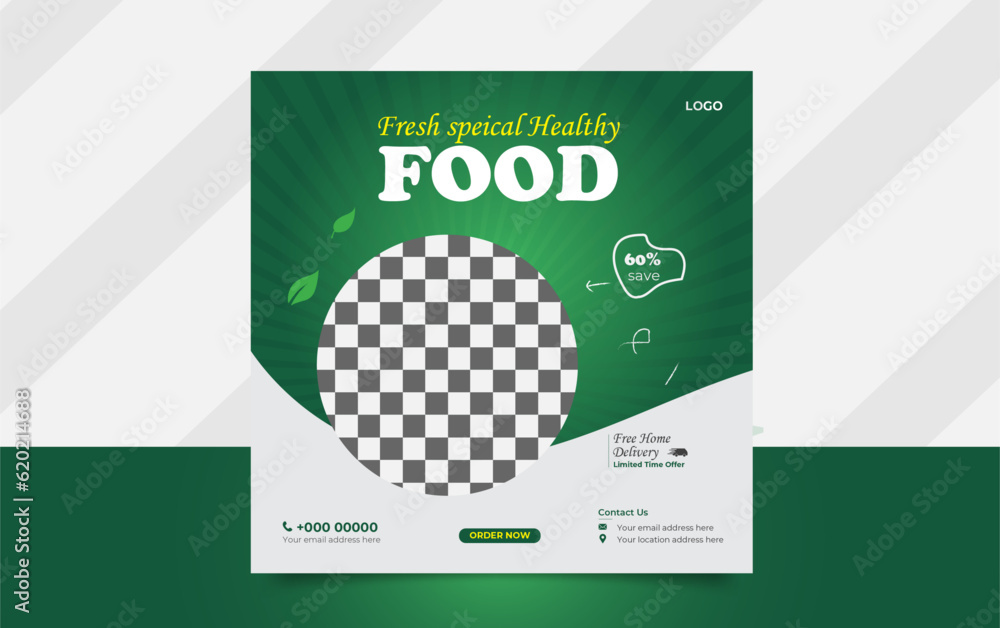 Restaurant food business marketing social media post advertisment ...