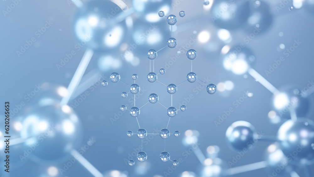 azacitidine molecular structure 3d, flat model, antineoplastic agents ...