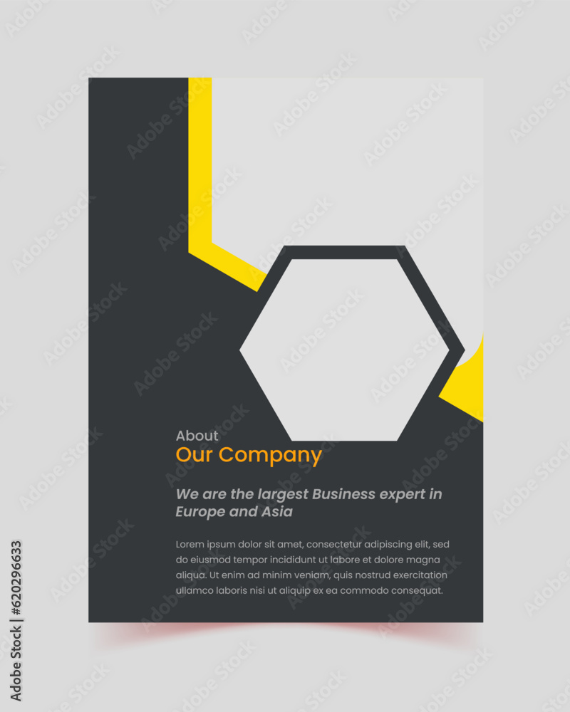 flyer template, company profile, Brochure template layout design ...