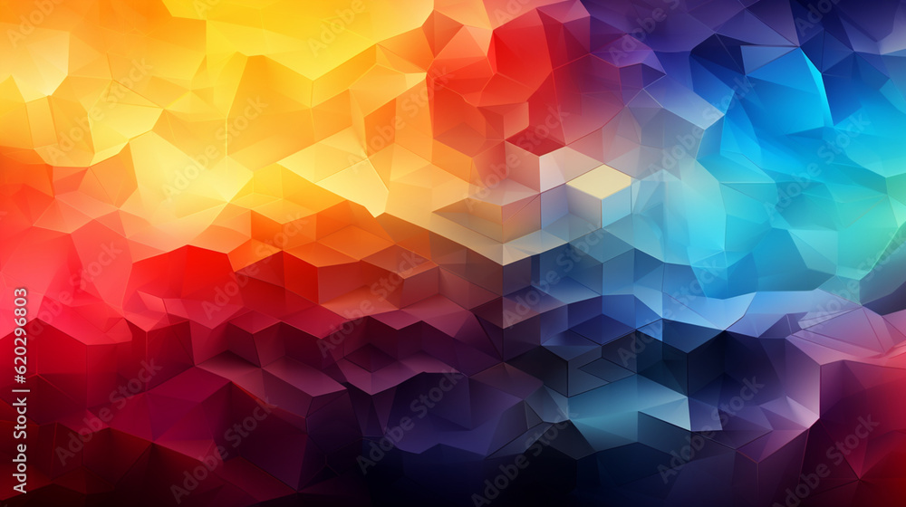 Rhapsody of Chromatic Symphony: A Stunning Fusion of Abstract Colors ...