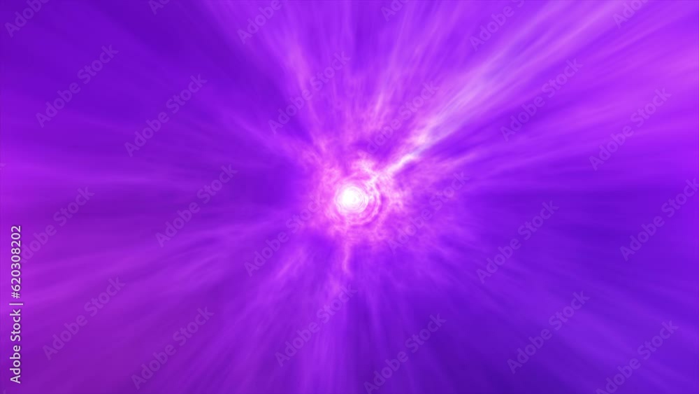 Vidéo Stock High speed galaxy hyper jump. Abstract sci-fi space ...