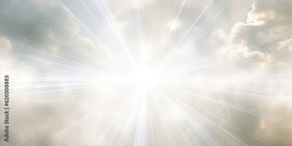 White Background Light Rays Bask in the ethereal beauty of heavenly ...