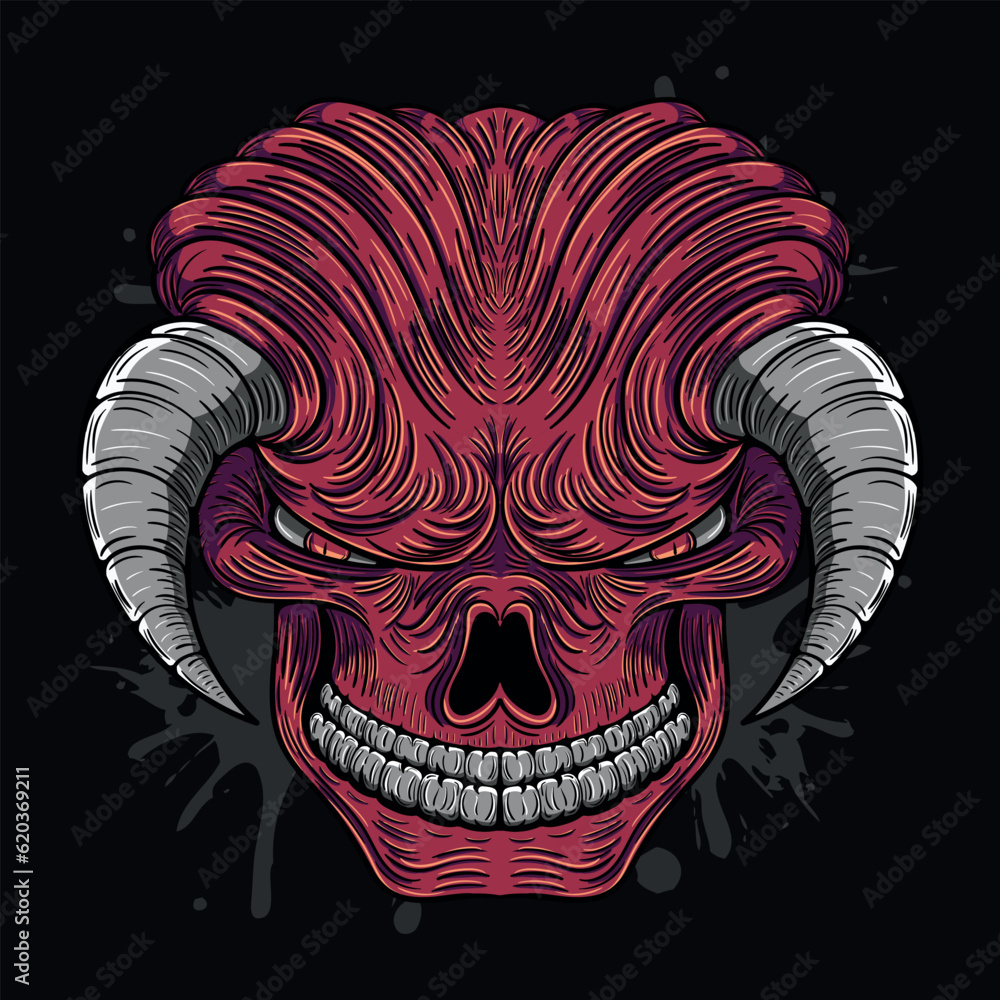 Malevolent and otherworldly character, a representation of the inner ...