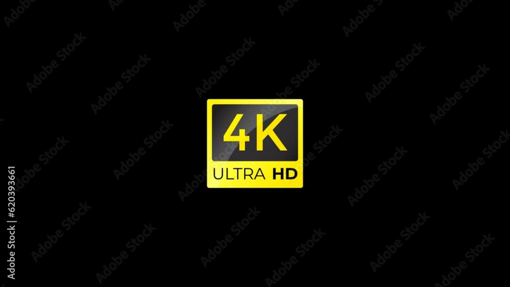 Vidéo Stock 4K glossy logo animation with alpha channel transparent ...
