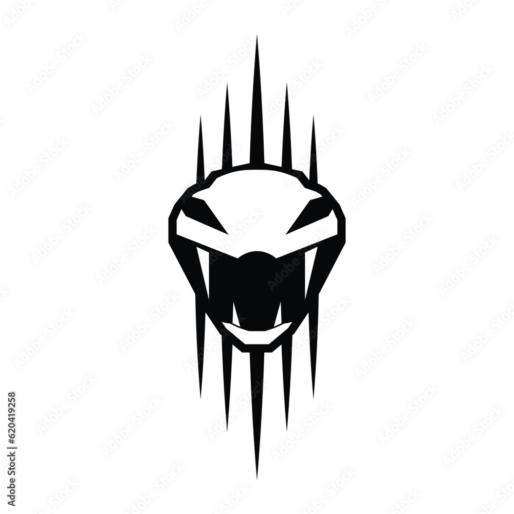 Viper Logo. Viper Snake Strip sport logo design vector mascot Stock ...