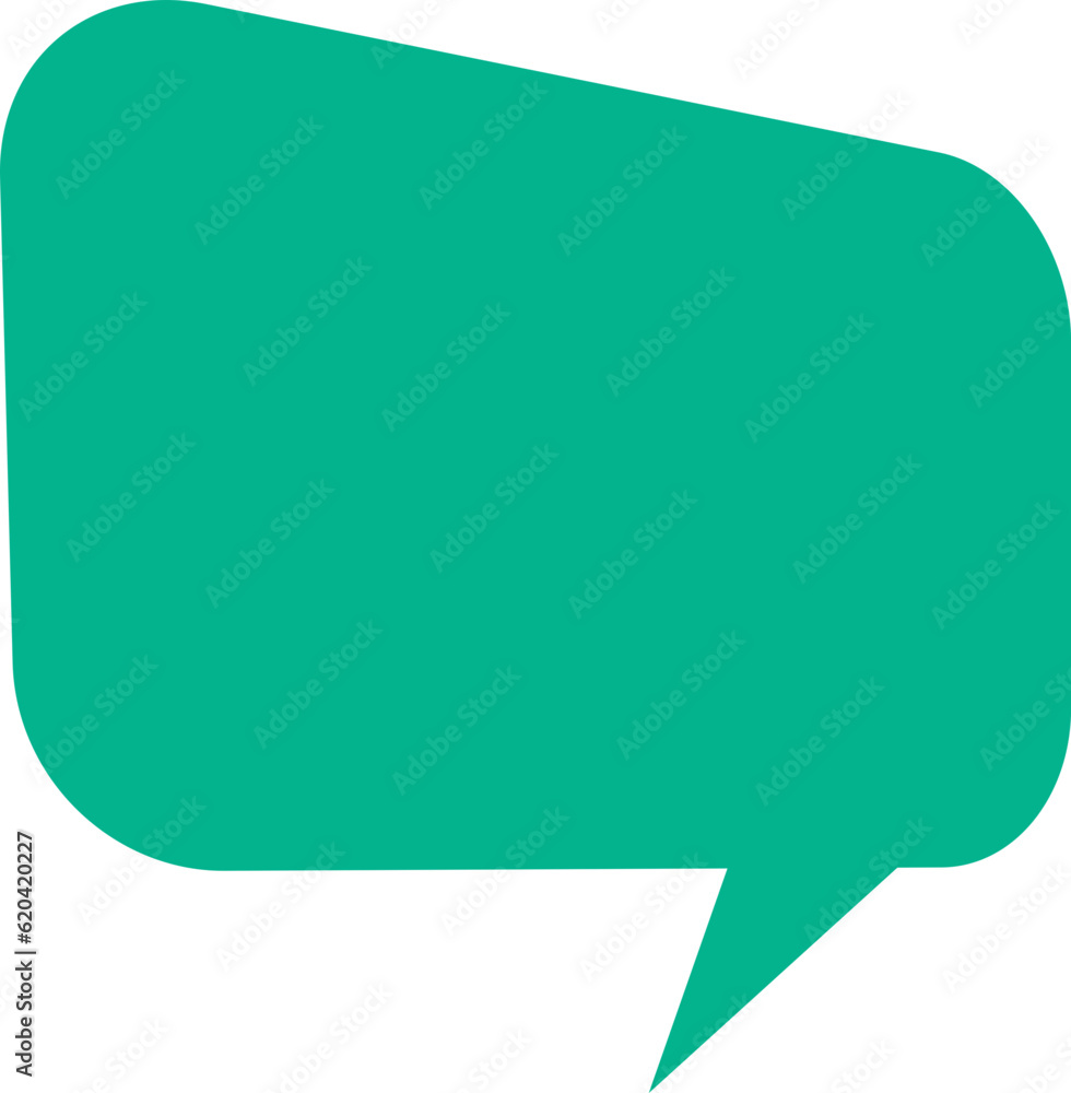 Green speech bubble Stock Vector | Adobe Stock