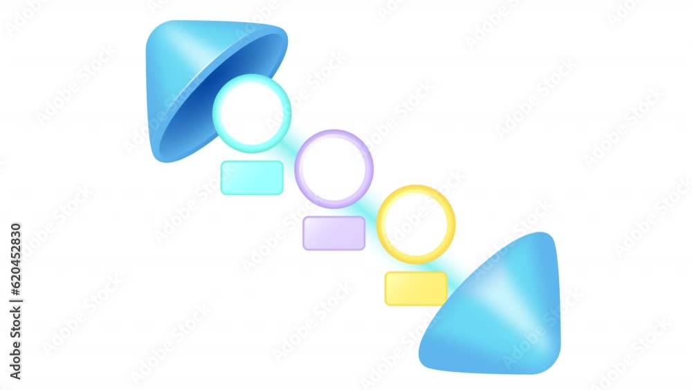 Animated web development infographic. Program options. HD infochart ...