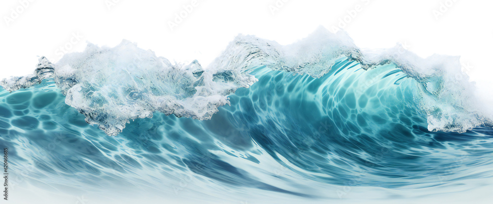 Water waves isolated on transparent background cutout. Sea, sea waves ...