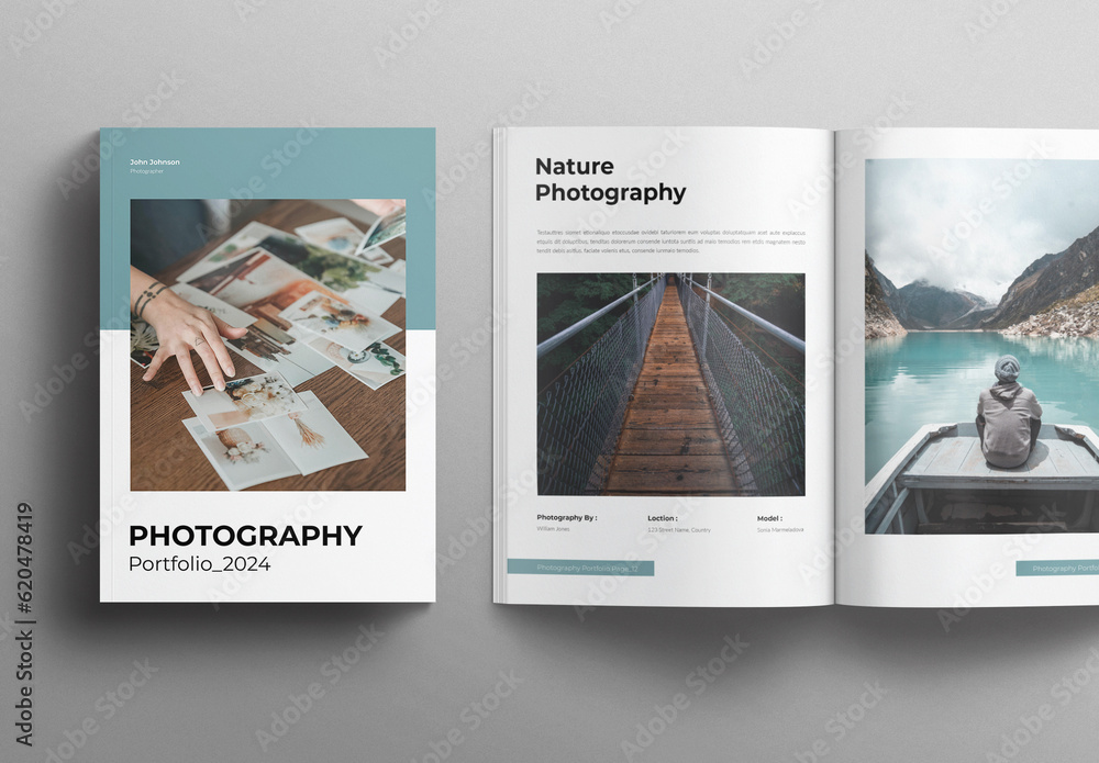 Photography Portfolio Template Stock Template | Adobe Stock