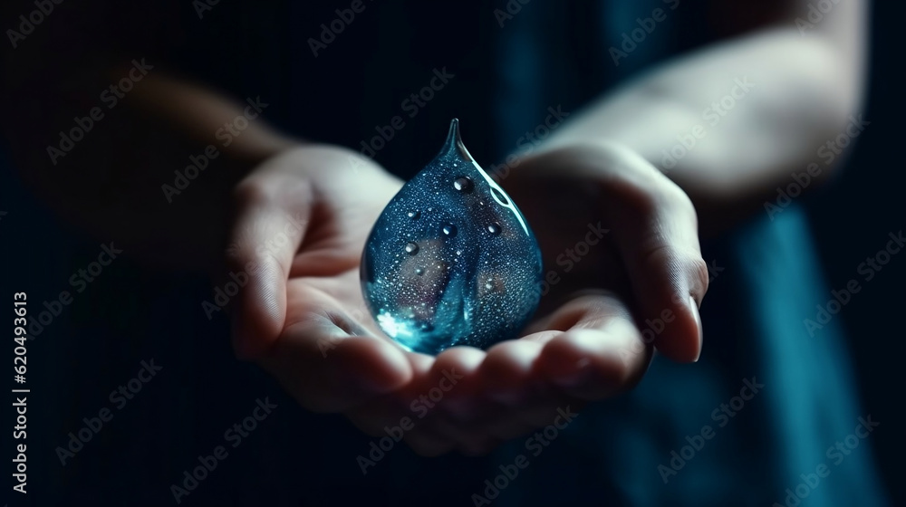 The concept of water conservation, importance of preserving this vital ...