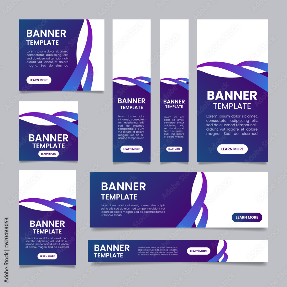 Event management services promo web banner design template. Vector ...