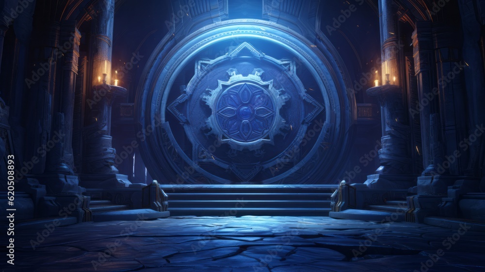 Interdimensional Gateway: A mysterious chamber containing a portal to ...