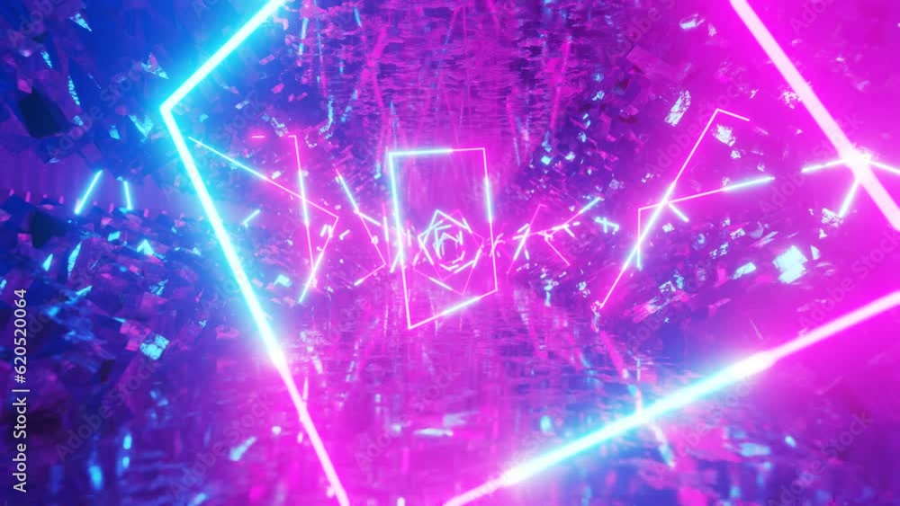 Retro wave Event Concert Stage design Editors and VJs Retrowave VJ ...