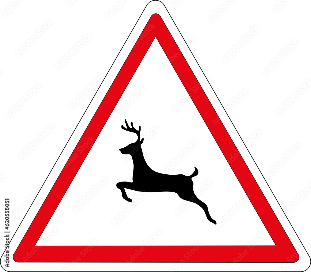 Panneau Animaux Sauvages Code De La Route